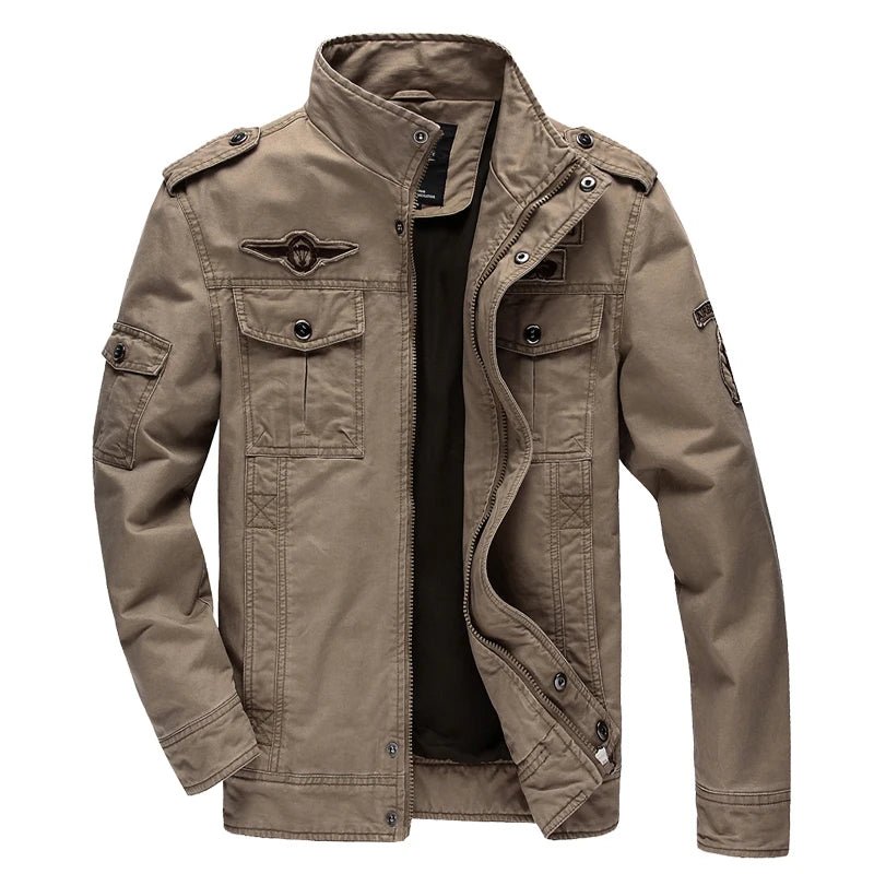 Men's Casual Army Military Jacket | Plus Sizes M-6XL for Spring ...